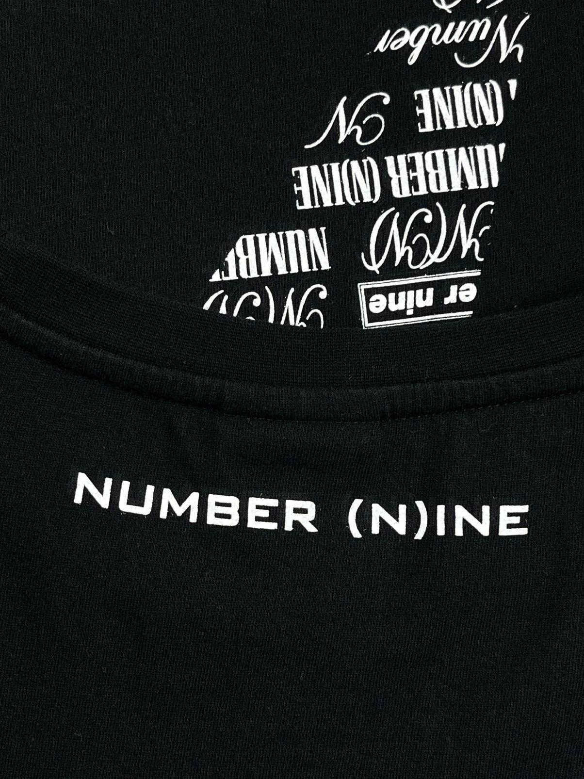 Number (N)ine NEW Number (N)ine Marlboro Star Logo Tshirt Black | Grailed