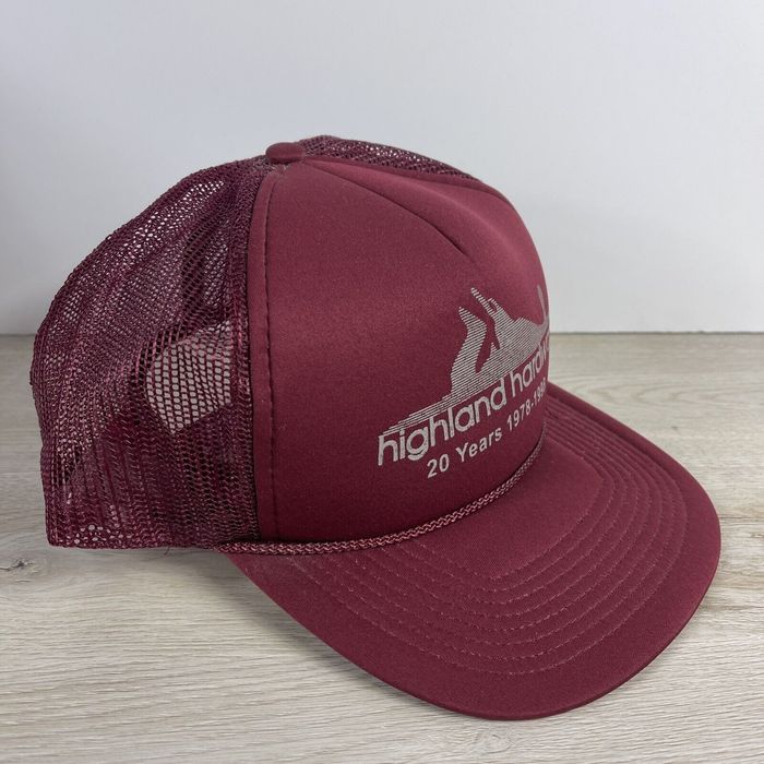 Other Highland Hardware Hat Adult Size Red Maroon Adjustable Hat C ...