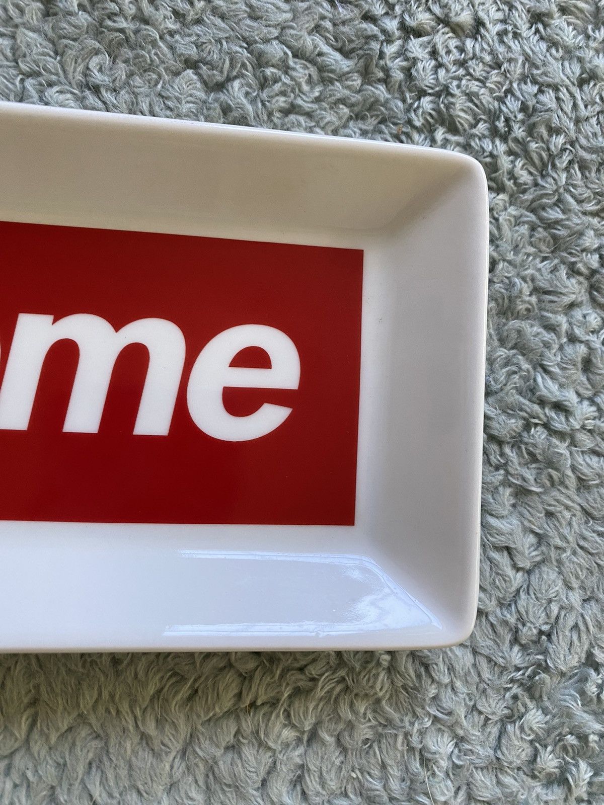 Supreme Supreme FW14 Box logo ashtray white 100% authentic | Grailed