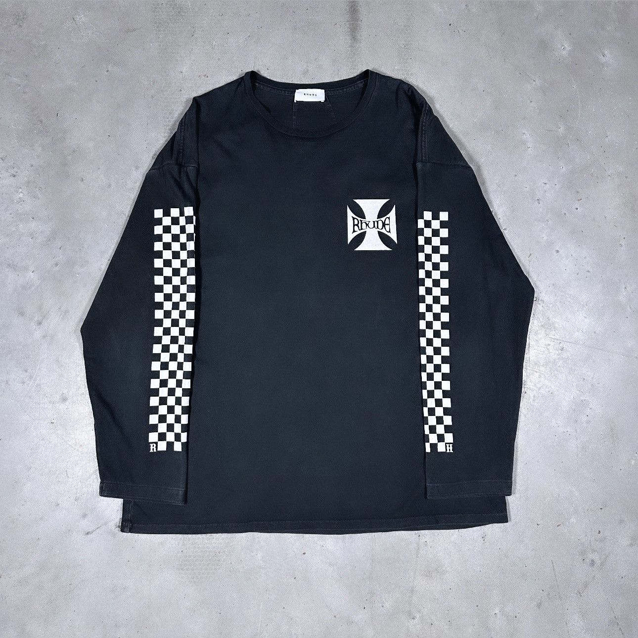 Rhude CLASSIC CHOPPER LONG SLEEVE TEE | Grailed