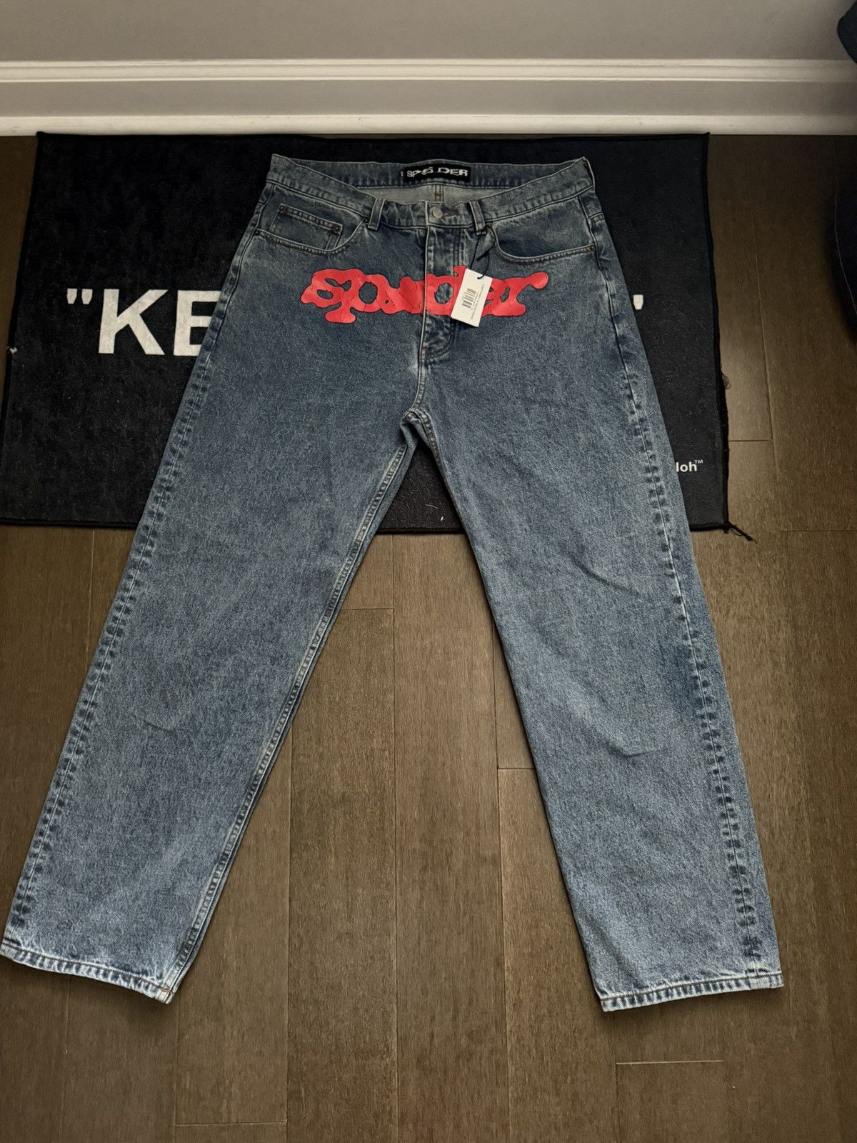 Spider Sp5der Light Wash V3 Indigo Denim | Grailed