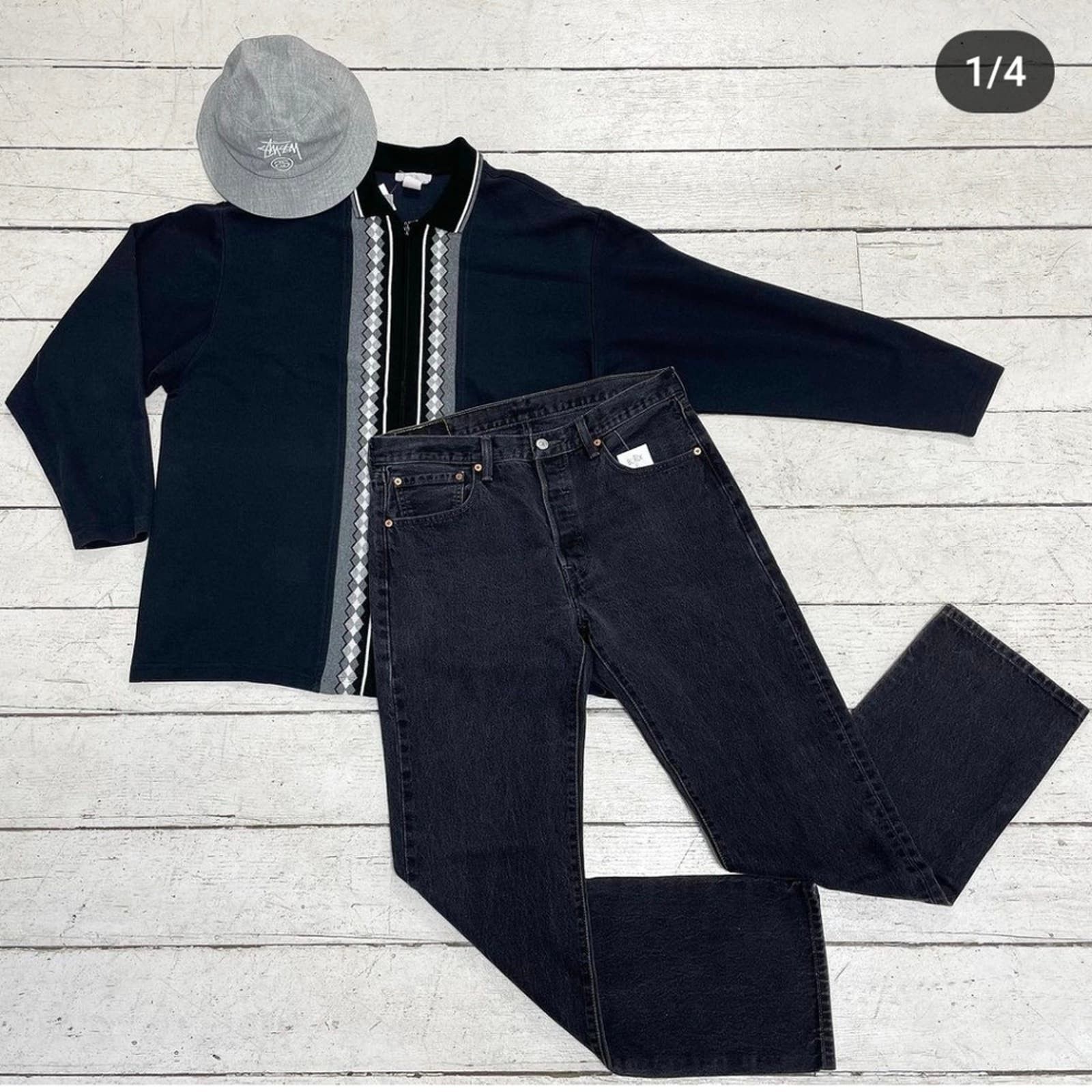 Structure Vintage Le Collezioni Structure Button Front Shirt / Large ...