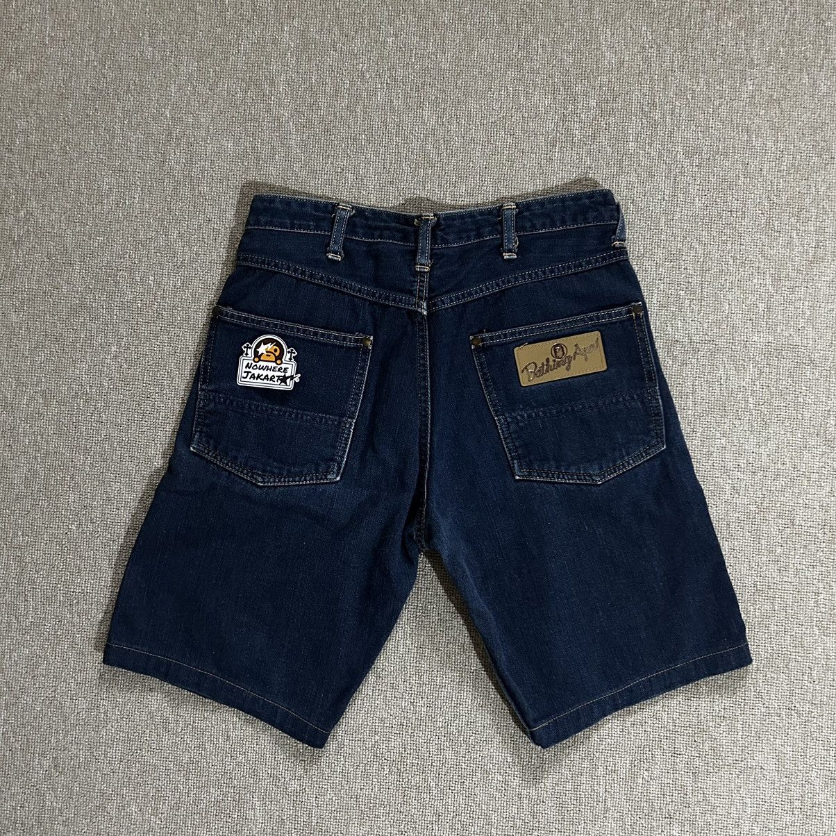 Bape × Vintage Bape Vintage Denim Jorts | Grailed