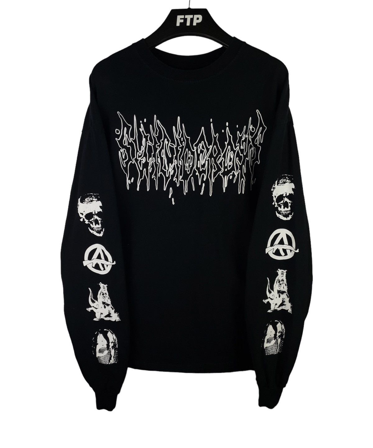 G59 Records × Pouya & $uicideboy$ Merch Grey Day Tour Longsleeve (2021) | Grailed