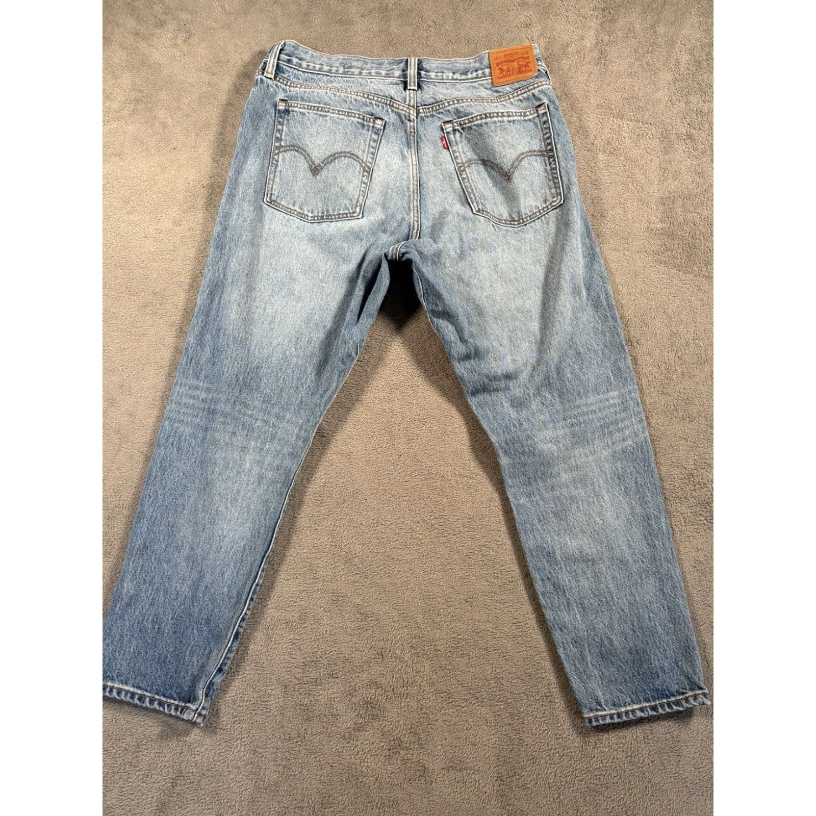 Levi's Levis Mens White Oak 32x28 Blue Selvedge Cone Denim Distressed ...