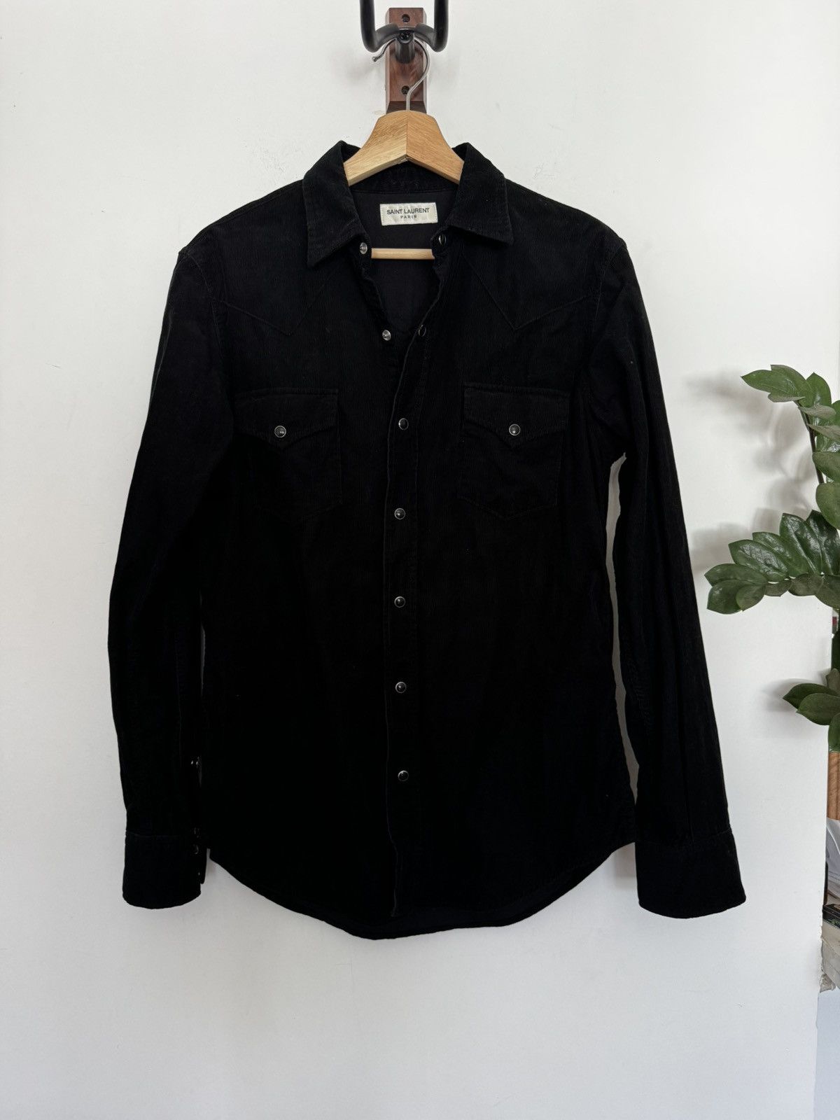 Saint Laurent Paris Corduroy Western Snap shirt | Grailed
