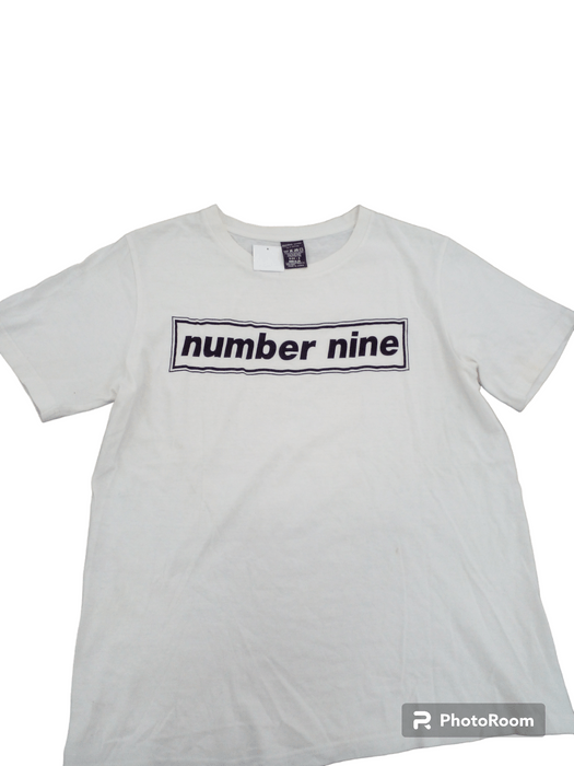 Number (N)ine JAPAN DESIGNER NUMBER NINE BIG LOGO ICONIC TEE | Grailed