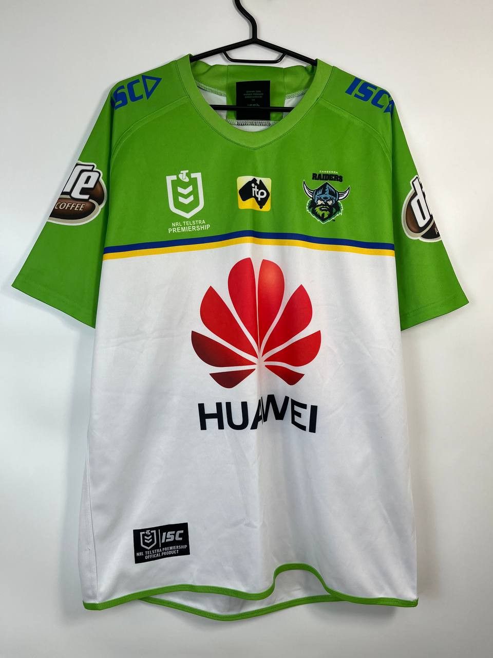 Other Canberra Raiders NRL Rugby Home Shirt ISC Huawei Size XL | Grailed