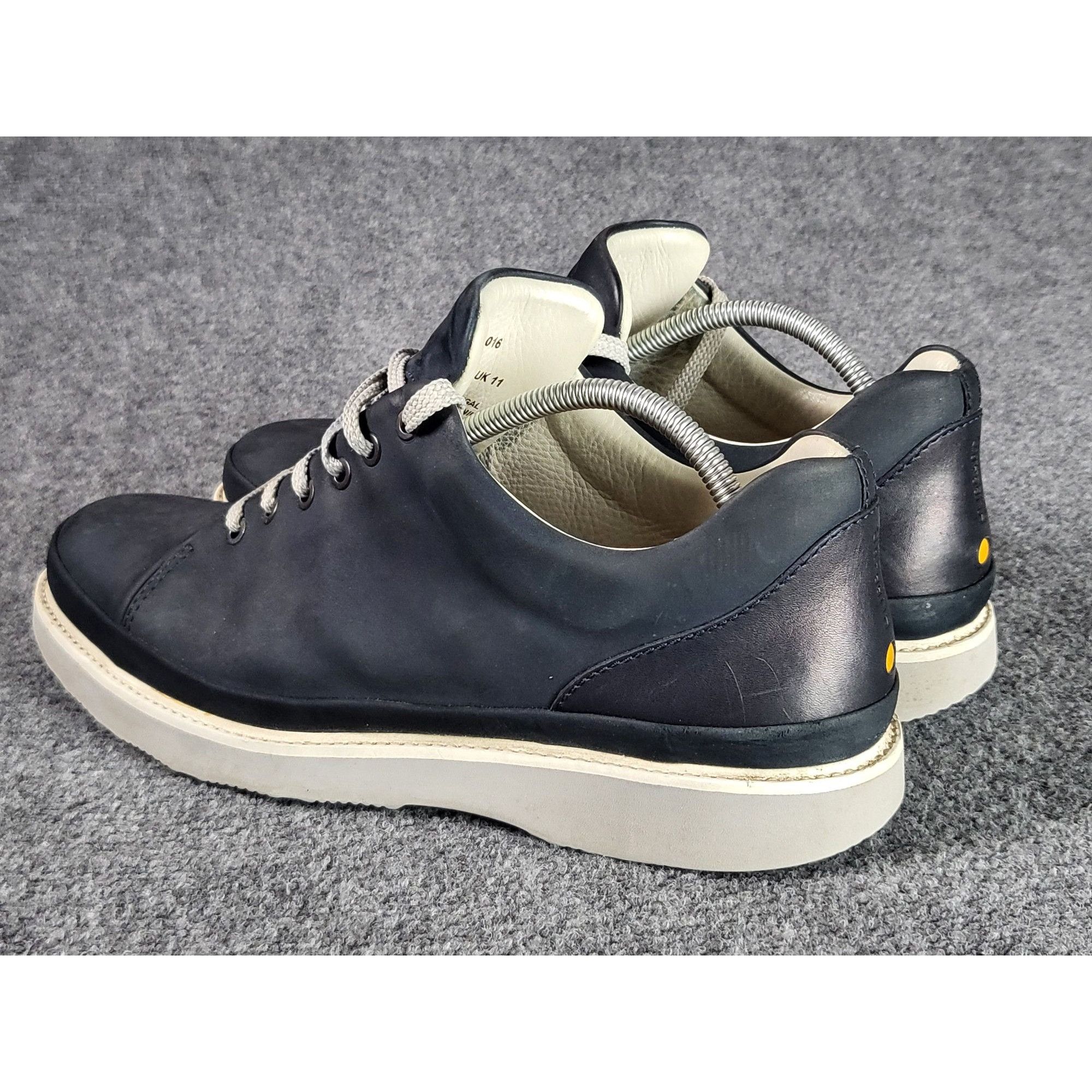 Samuel Hubbard Samuel Hubbard Fast Navy Nubuck Leather Cap Men Sz 12 ...