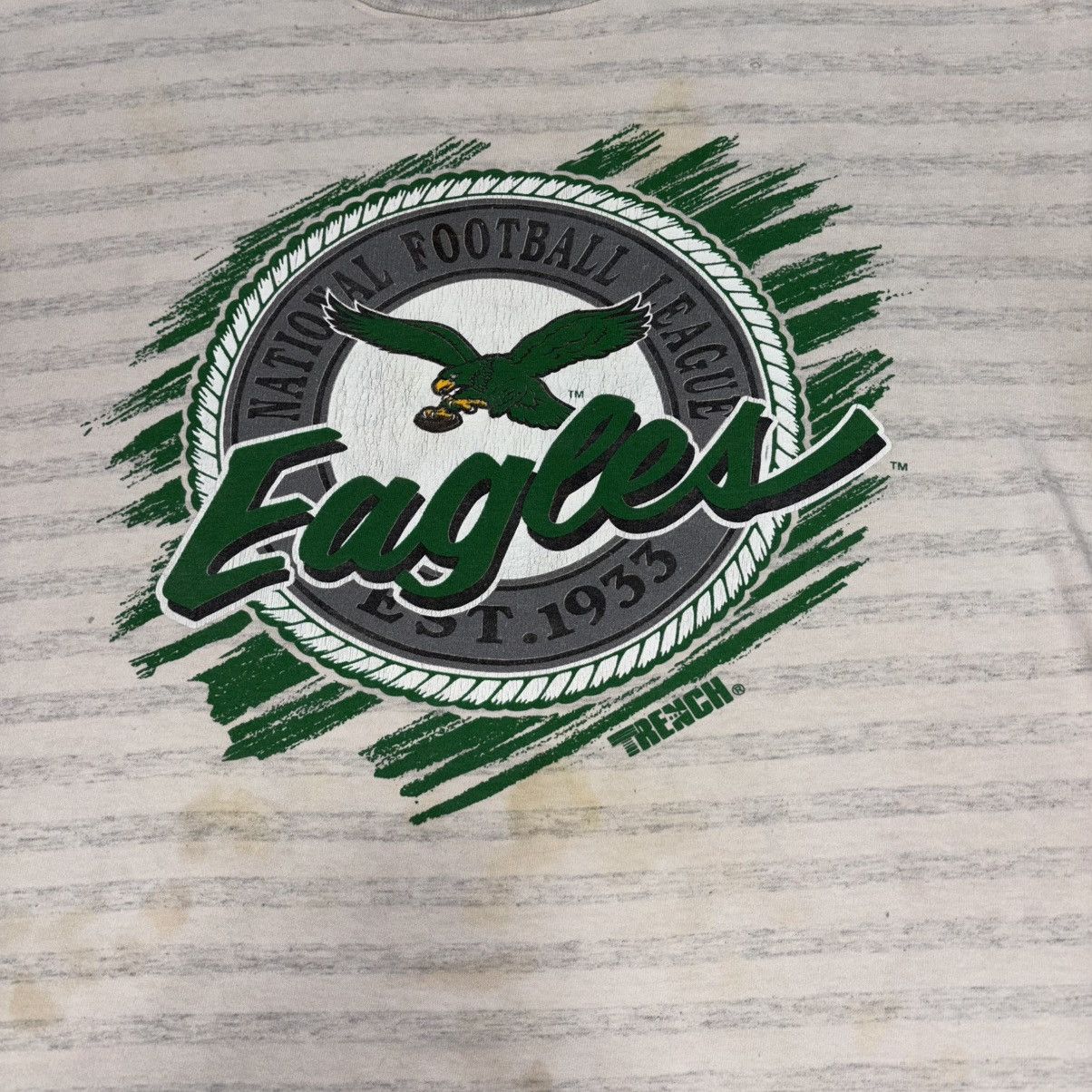 Nutmeg 1990’s Vintage Philadelphia Eagles Kelly Green Tshirt | Grailed