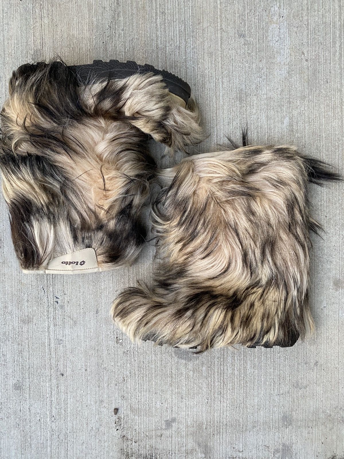 Vintage Vintage Lotto skywalk Italia Goat Yeti Fur Hair Boots | Grailed