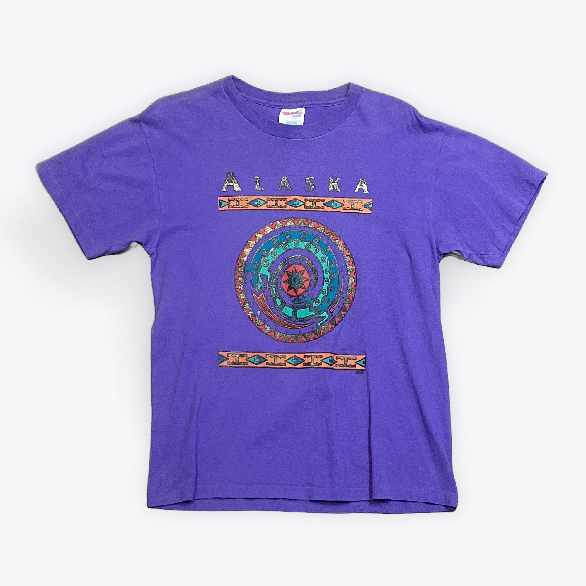 Hanes M Vintage Alaska Purple T | Grailed