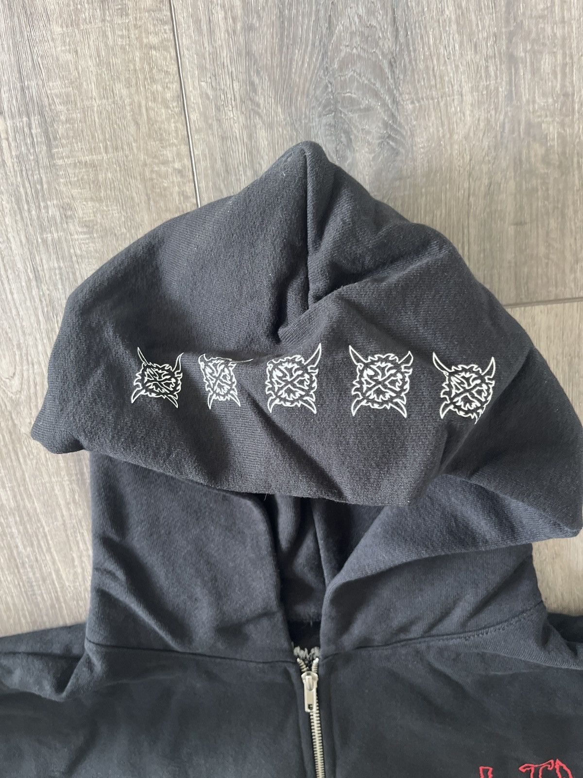 Streetwear Ken Carson Zip Up A Great Chaos Tour “gorecore” | Grailed