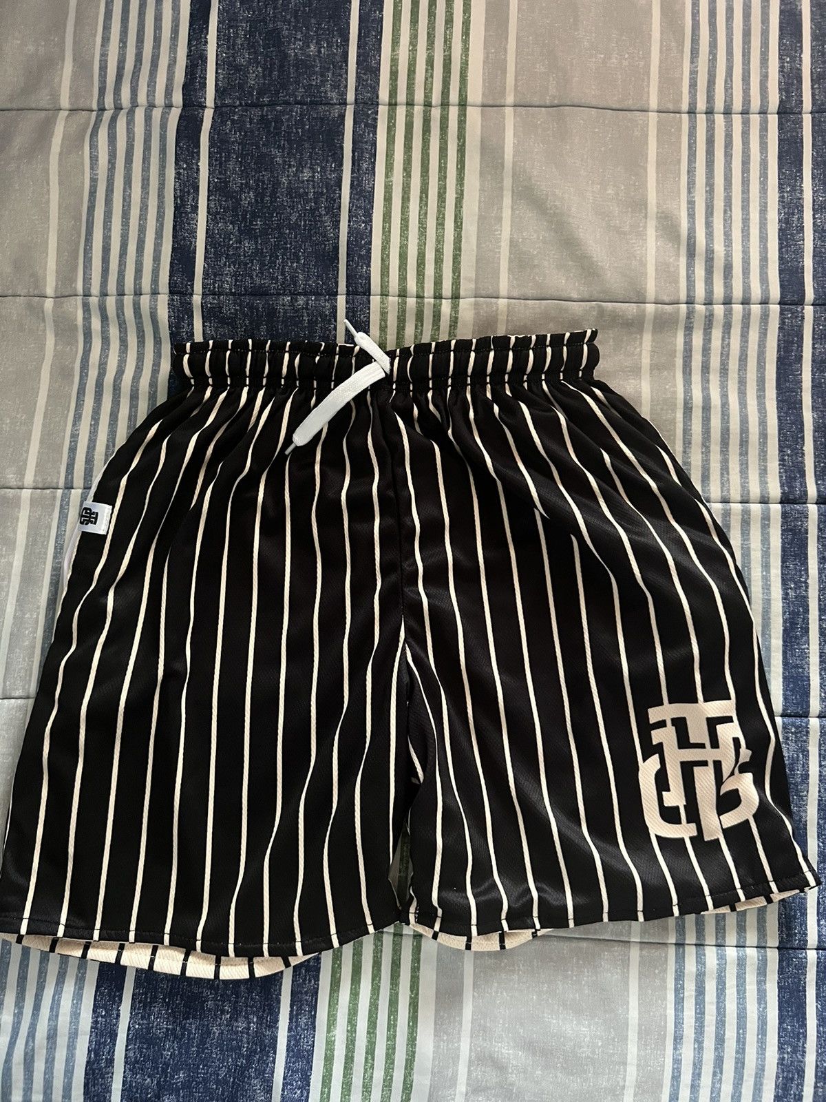 Other Hoop Gang Reversible Black/Cream Shorts | Grailed