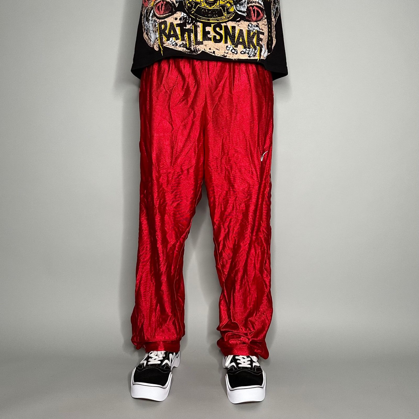 Nike Vintage Nike Breakaway Sweatpants Crimson Red Polyester 90s | Grailed