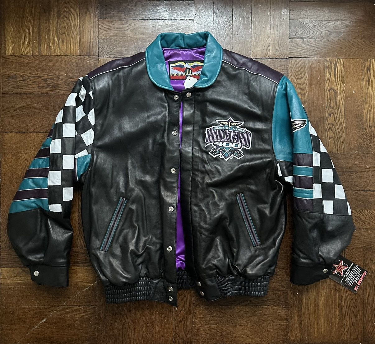 Jeff Hamilton × Jh Design × Vintage Vintage Jeff Hamilton Leather Jacket - 1999 Deadstock NOS ...