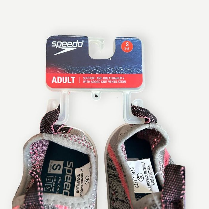 Speedo NEW Speedo Surf Strider Water Swim Shoes Women S 5/6 Gray Pi ...