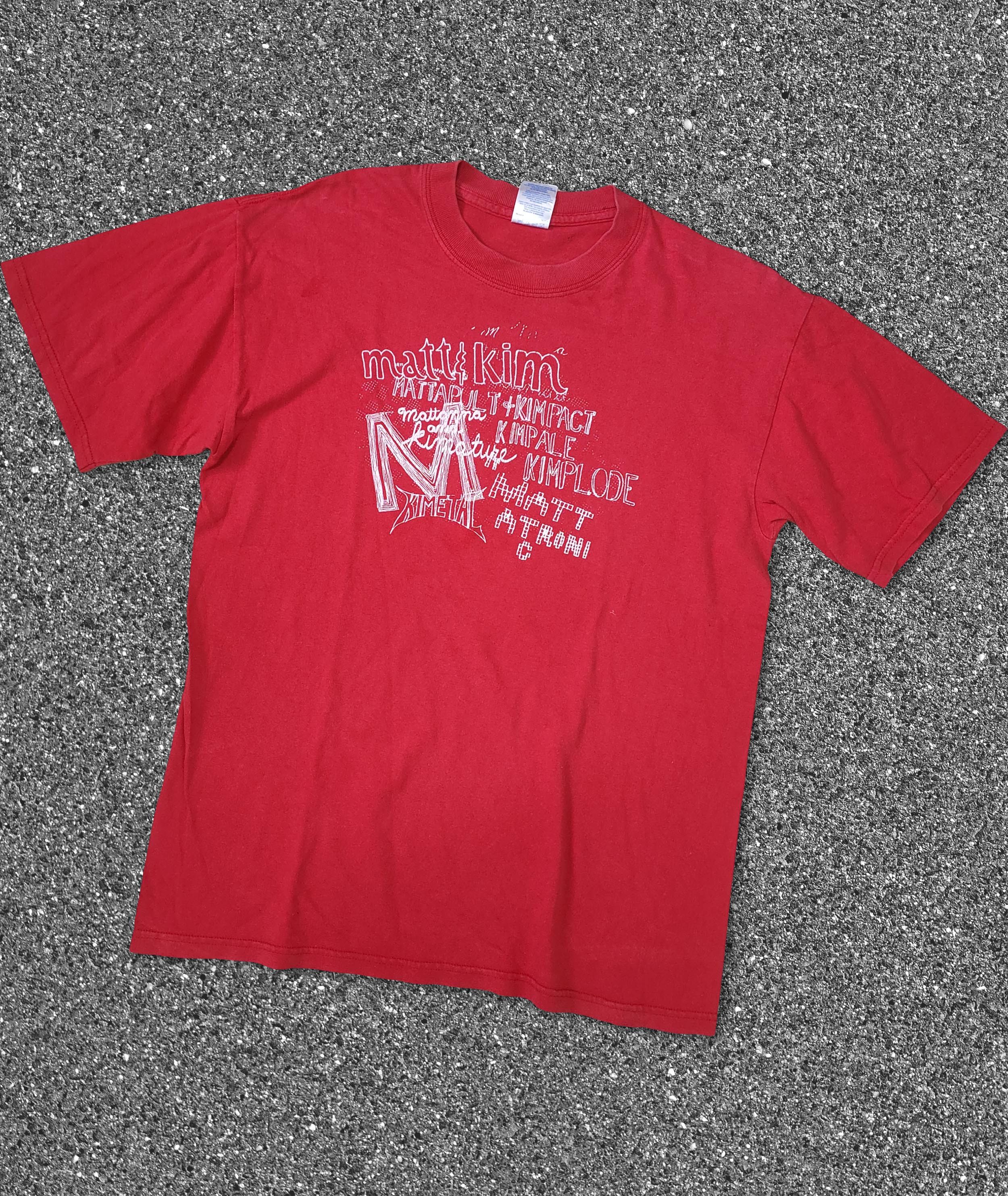 Band Tees 2000s Matt and Kim Indie Rock Band Tshirt | Grailed