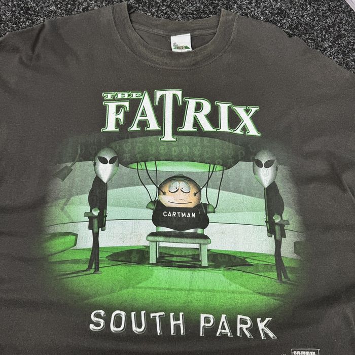 Vintage South Park X Matrix Vintage 2001 Cartman The Fatrix T-shirt ...