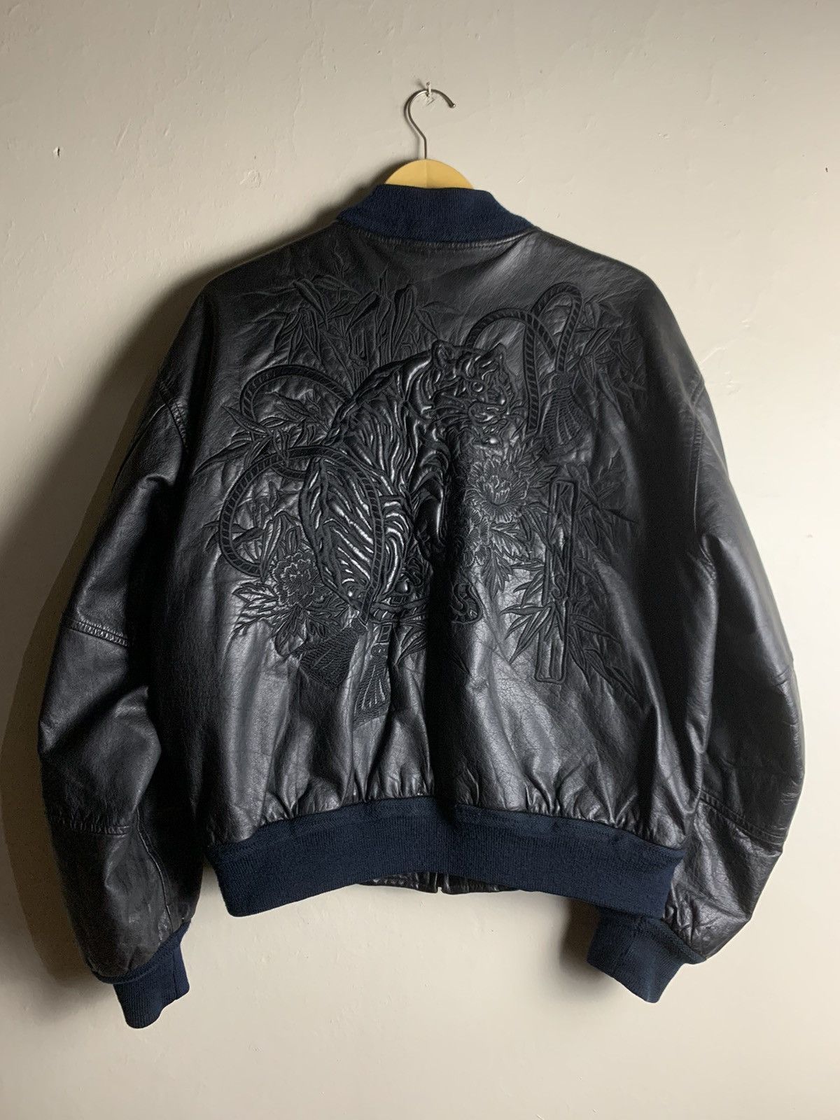Archival Clothing Rare Kansai Man Yutaka Nishimura Tiger Bamboo Leather ...