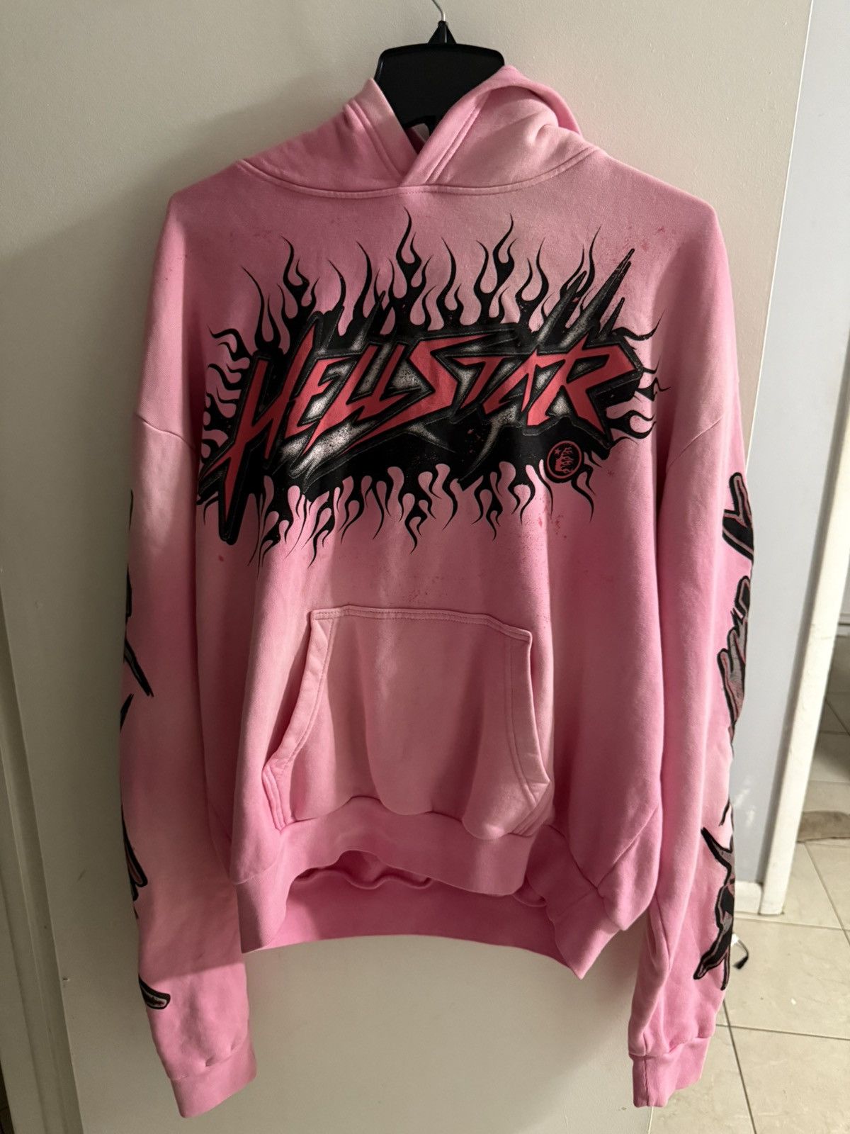 HELLSTAR Hellstar Brainwashed Without Brain Hoodie 'Pink' | Grailed
