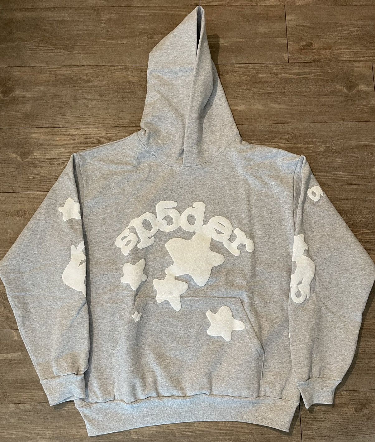 Spider Worldwide Sp5der Beluga Hoodie Heather Grey XL | Grailed