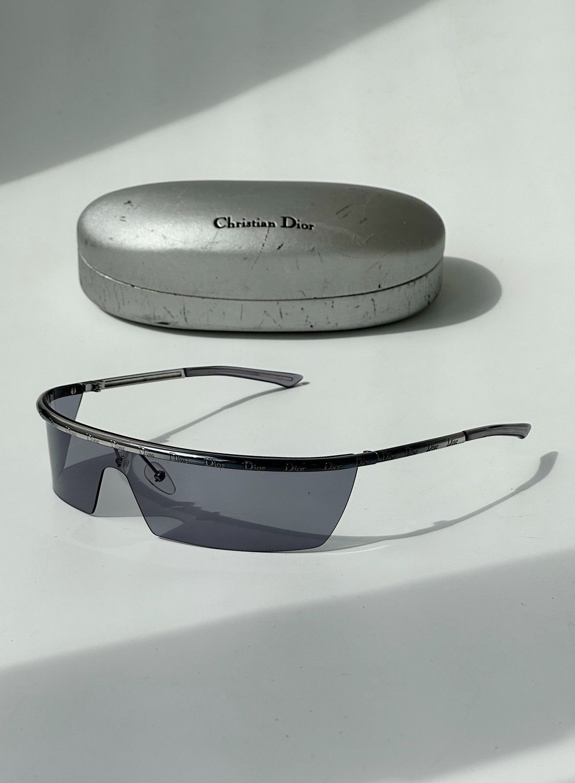 Dior DIOR 2003 Punk Iroquoi1 Logo Sunglasses y2k grunge archive | Grailed
