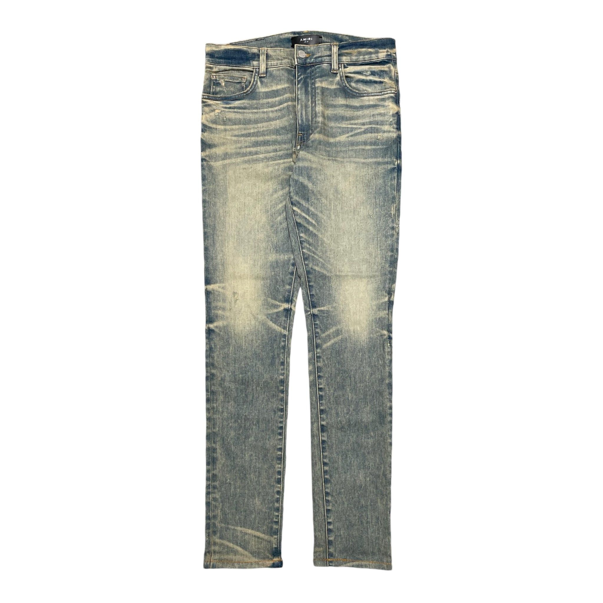 Amiri Amiri Stack Jeans Dirty Clay Indigo | Grailed