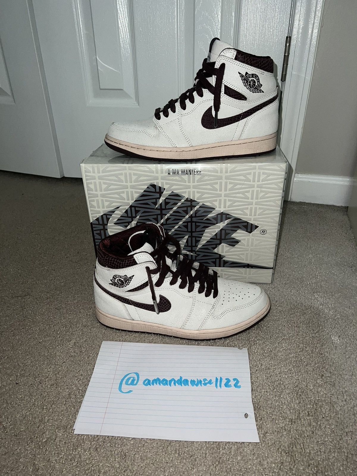 A Ma Maniere × Jordan Brand A Ma Maniere Jordan 1 Retro High OG | Grailed