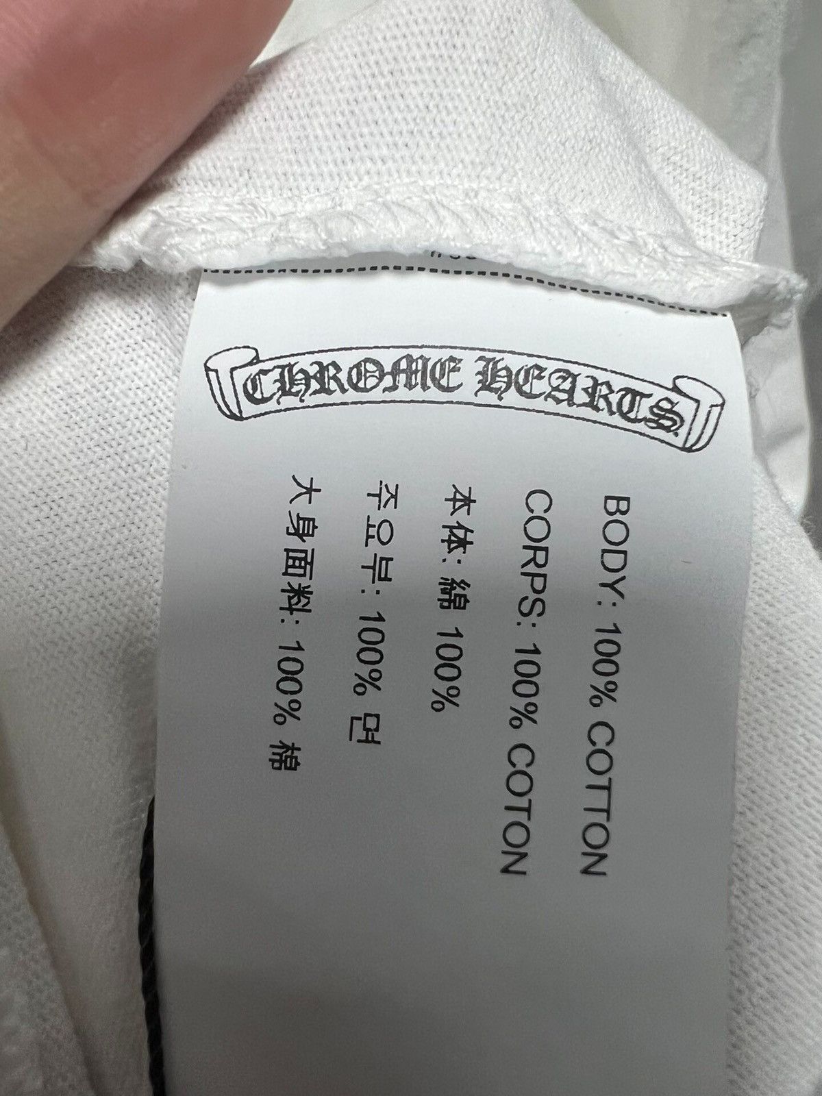 Chrome Hearts Chrome Hearts Y NOT Front Logo Embroidered Pocket T-shirt ...