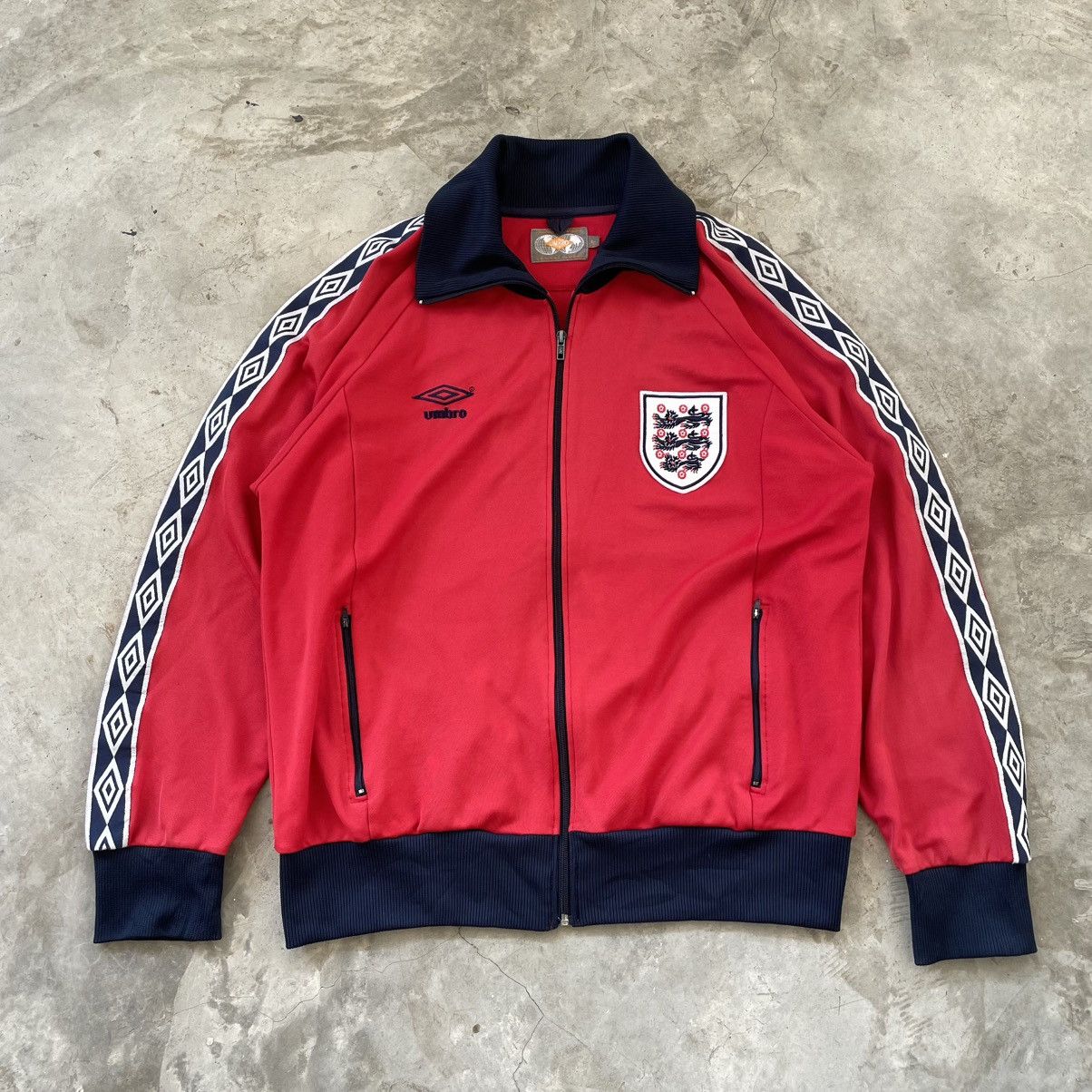 Bomber Jacket × Umbro × Vintage 🔴 Rare ! ! Vintage Umbro X England The ...