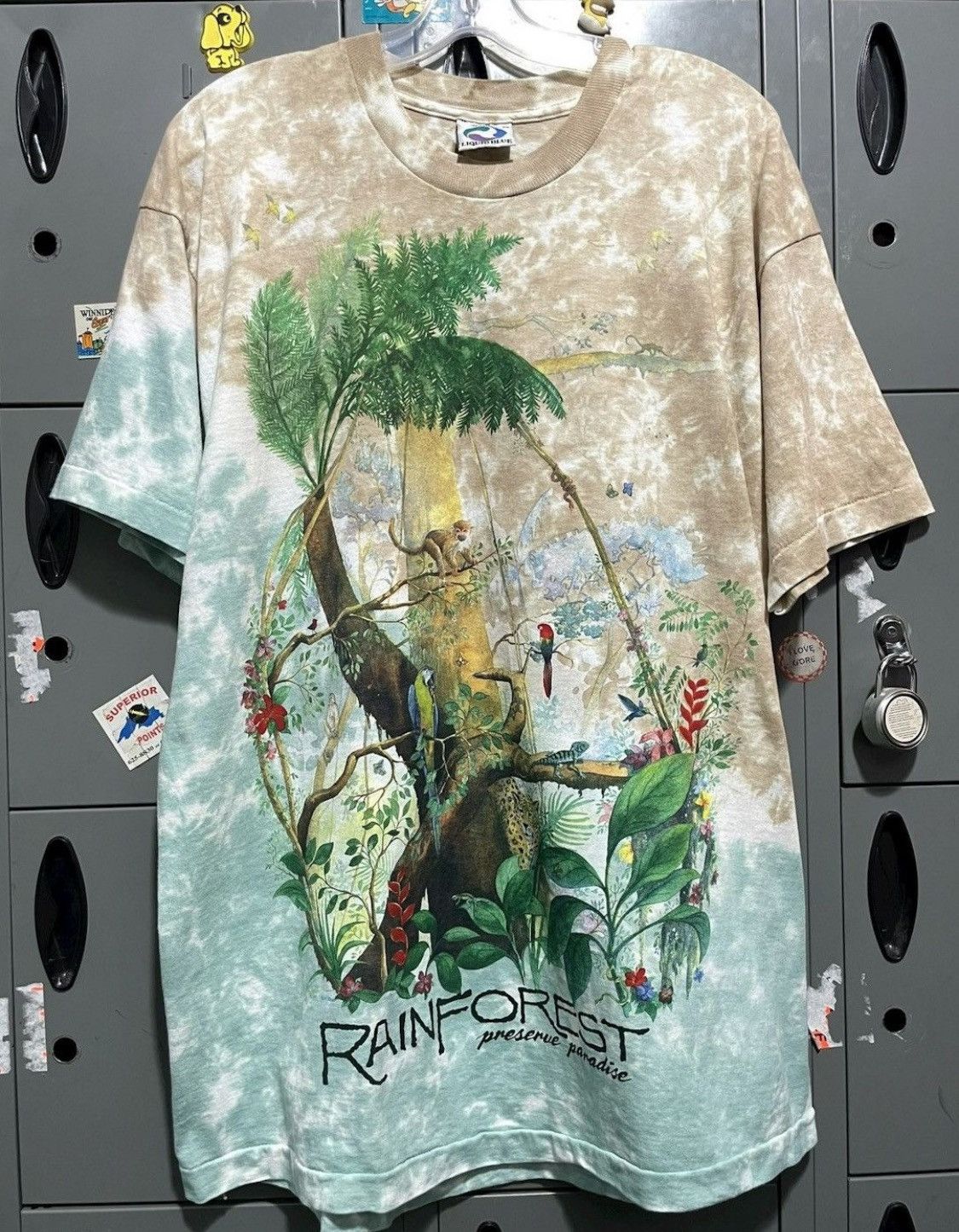 Liquid Blue × Made In Usa × Vintage 1991 Liquid Blue 90s USA white tag ...