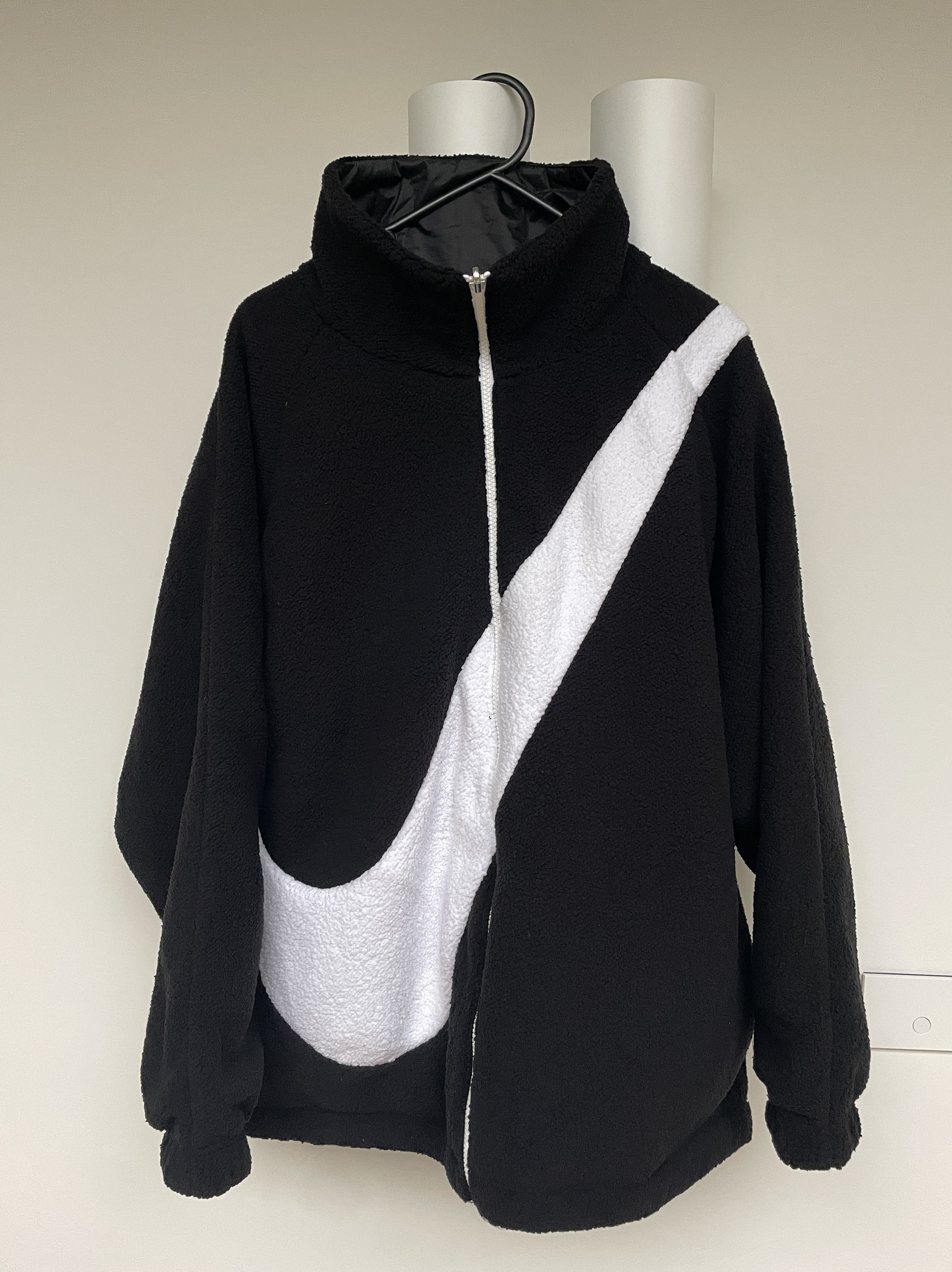 Nike Nike 'Swoosh' Reversible Sherpa Jacket | Grailed
