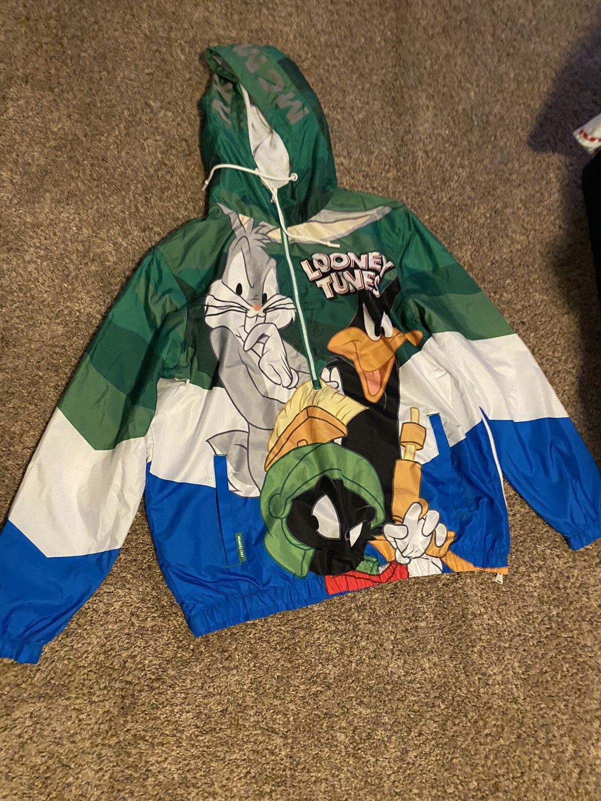 Streetwear Looney tunes rain jacket | Grailed