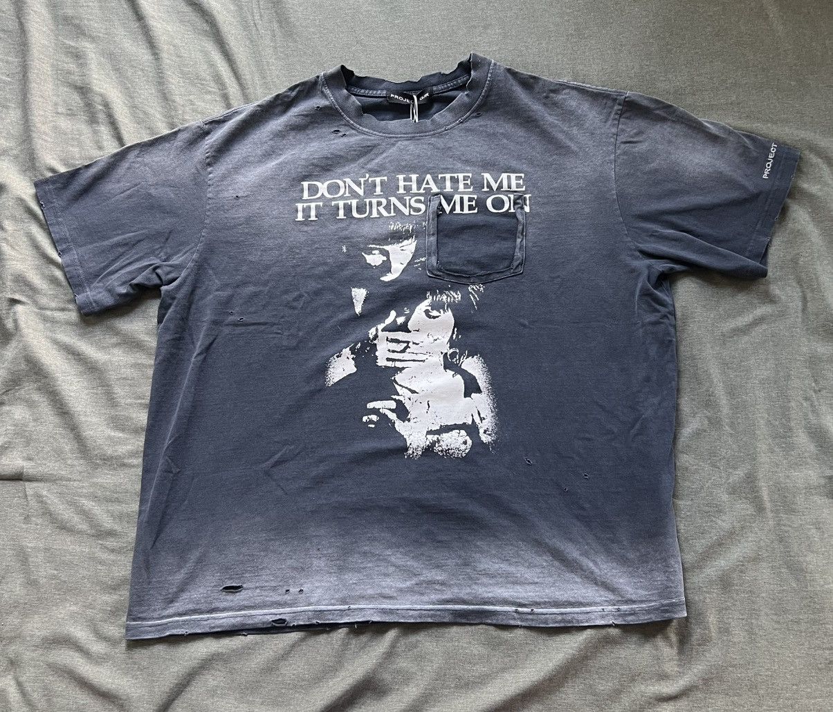 PROJECT G/R Project GR Locally Hated Washed T Shirt Size 2 | Grailed