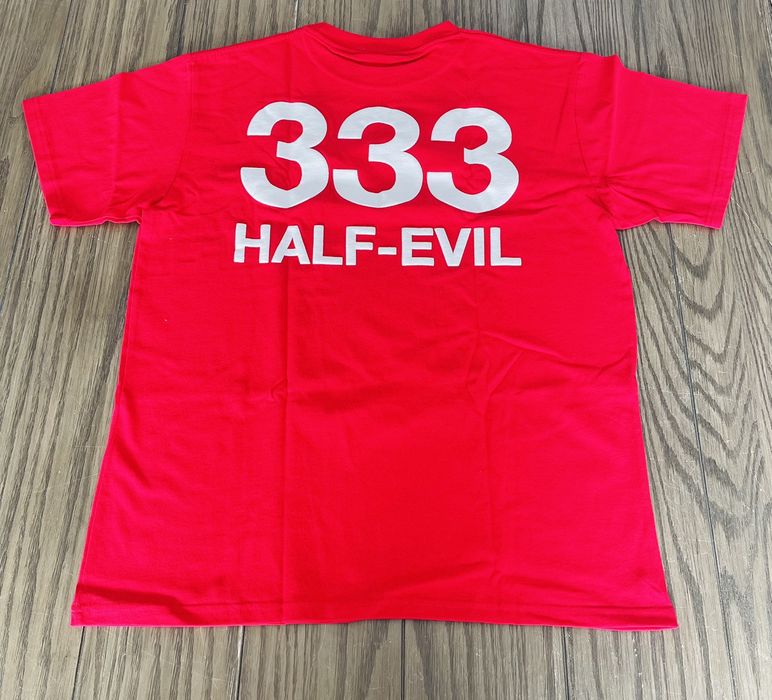 Streetwear ⚡️ Half Evil 333 Forever Logo Red White Size XL ⚡️ | Grailed