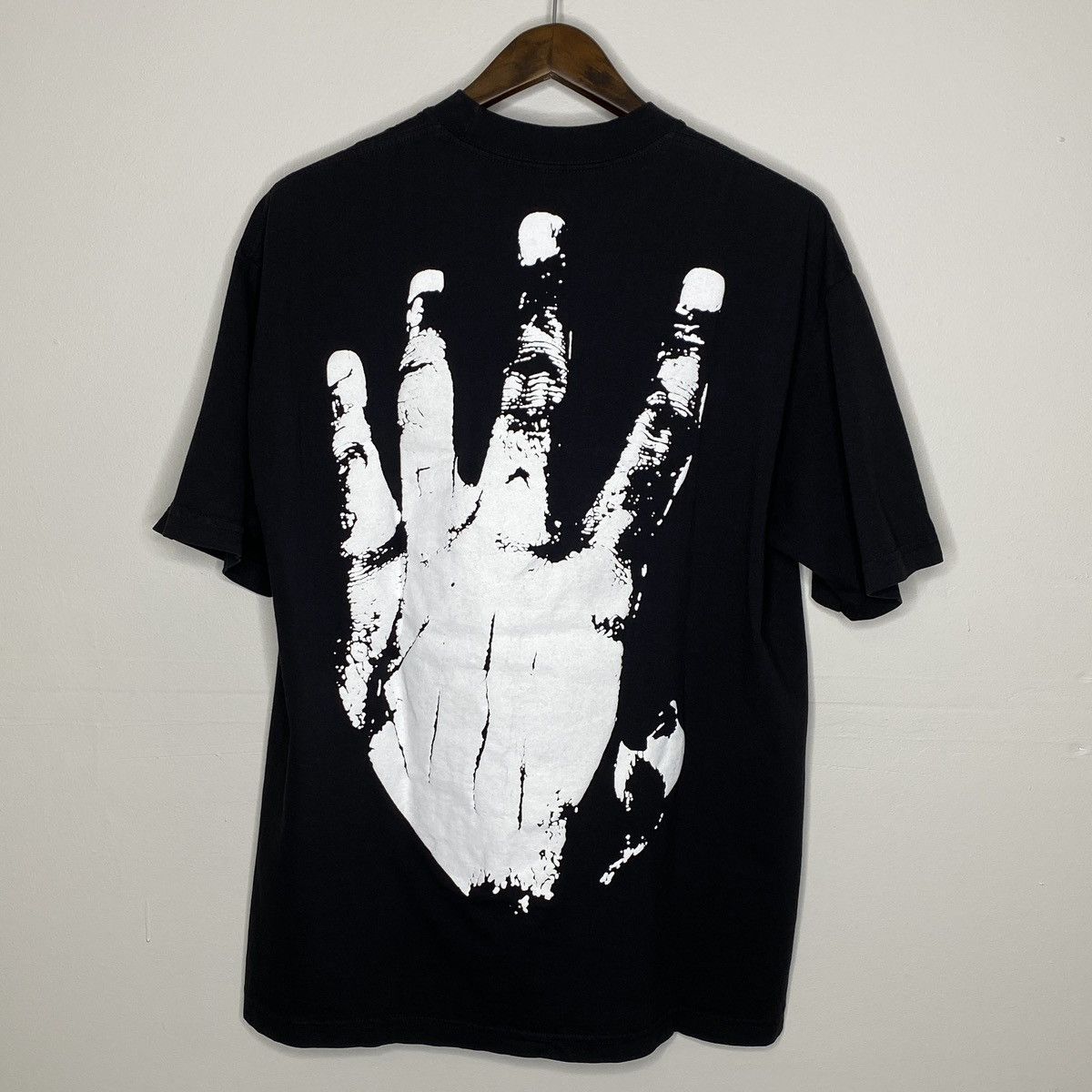 X XXXTENTACION Mugshot Kill Hand Tee Shirt Black | Grailed