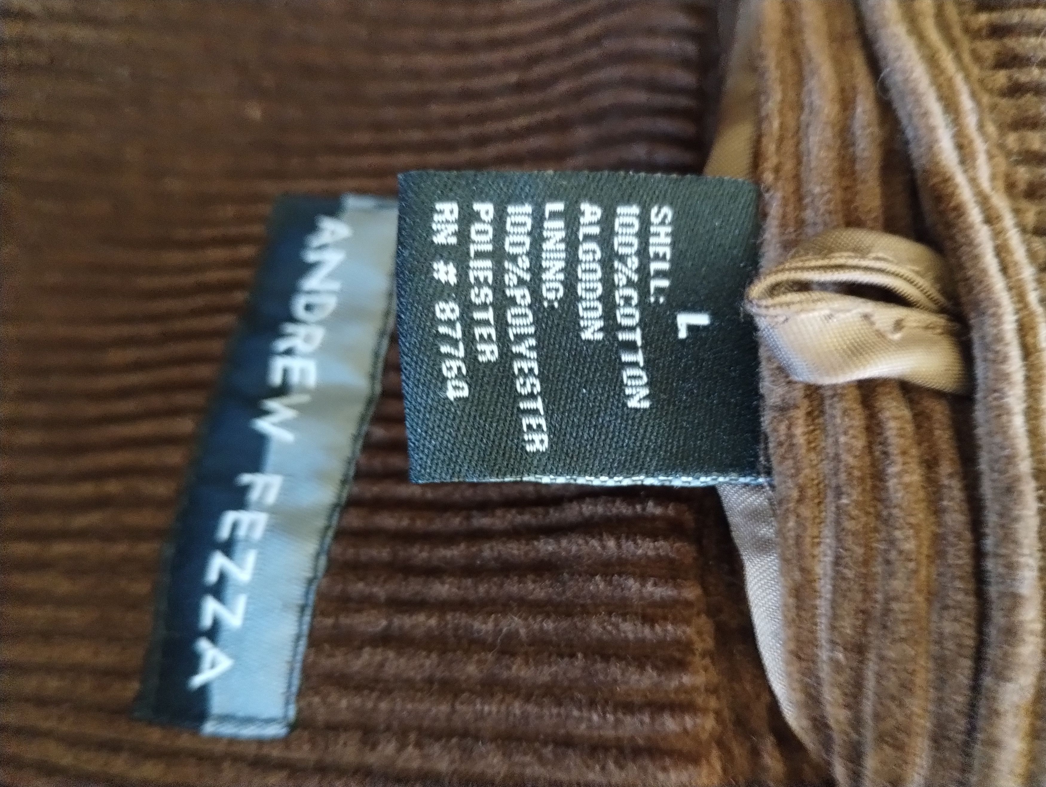 Andrew Fezza 100% Cotton Corduroy Unstructured Blazer | Grailed