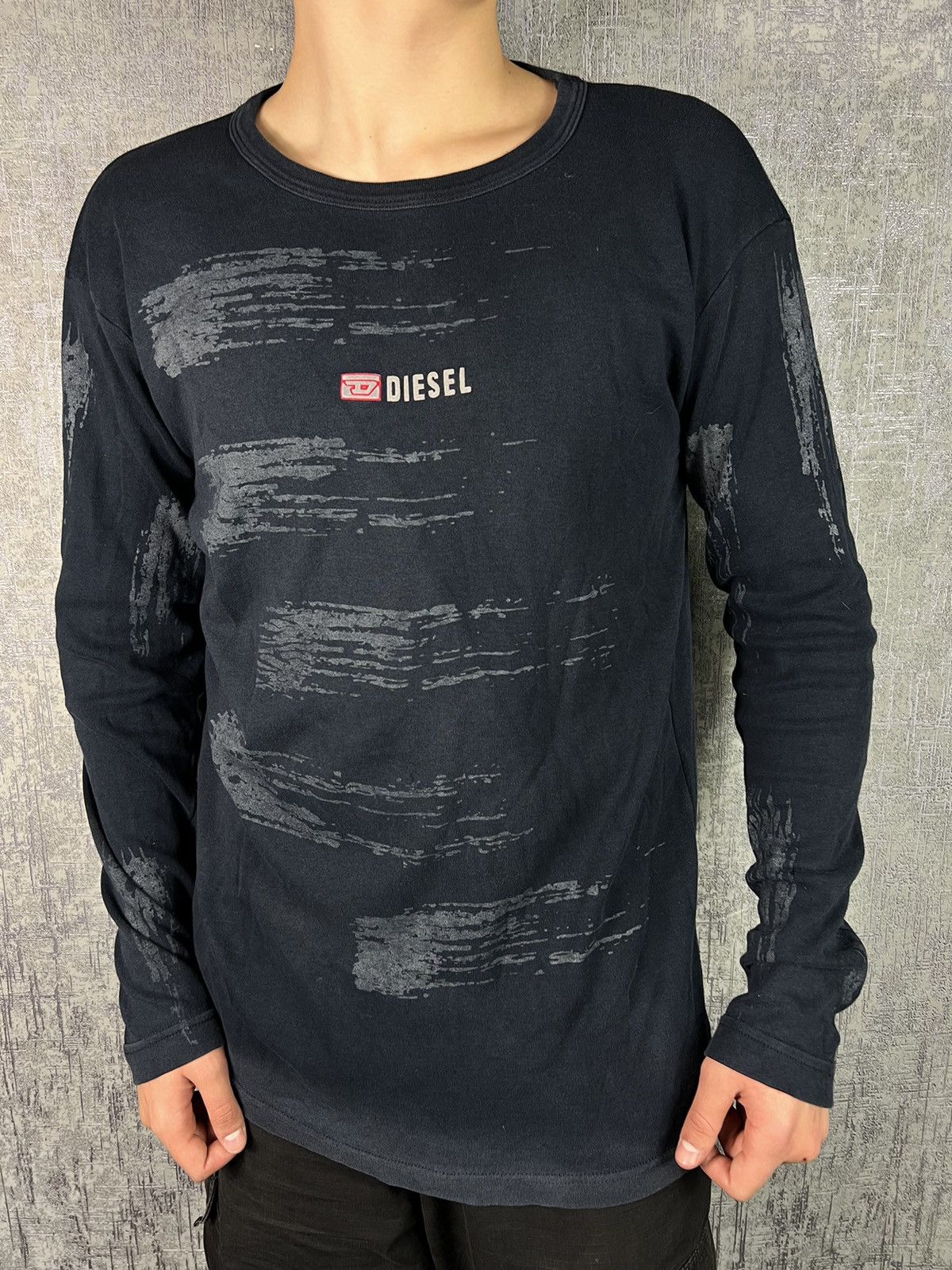 Diesel Diesel center logo longsleeve | Grailed