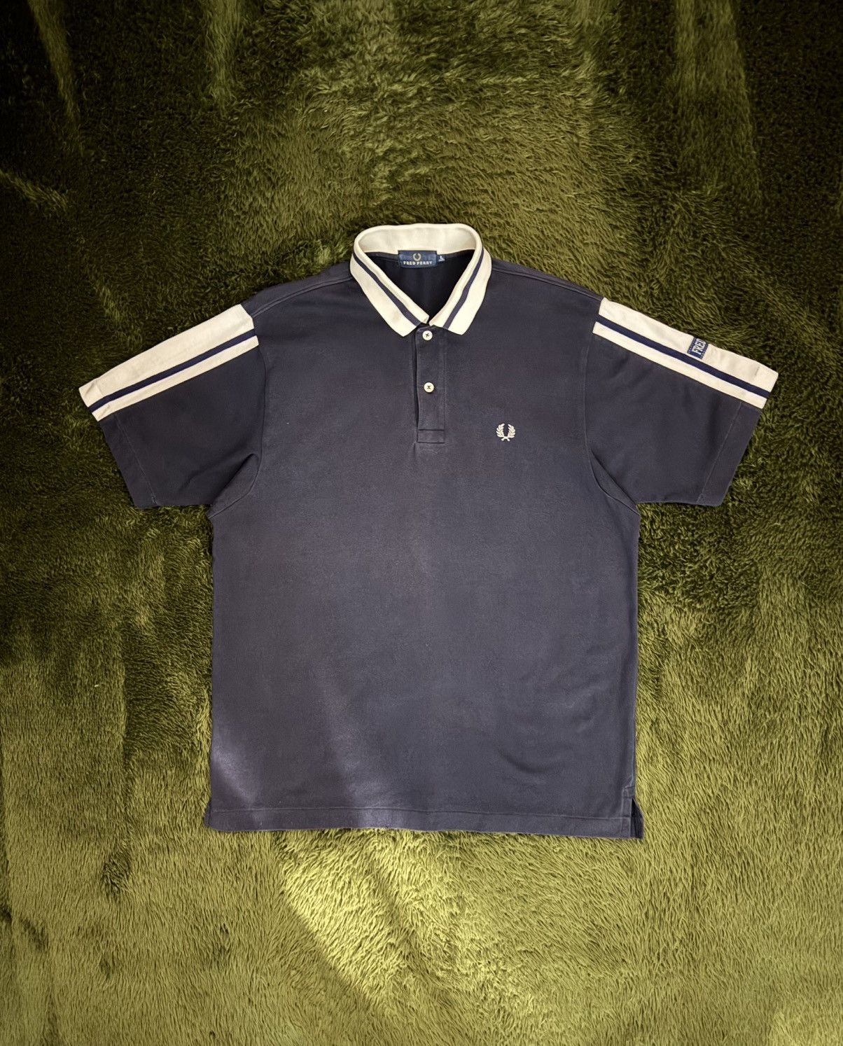 Fred Perry [L] Fred Perry Sample MADE IN JAPAN Polo Shirt – Navy | Grailed