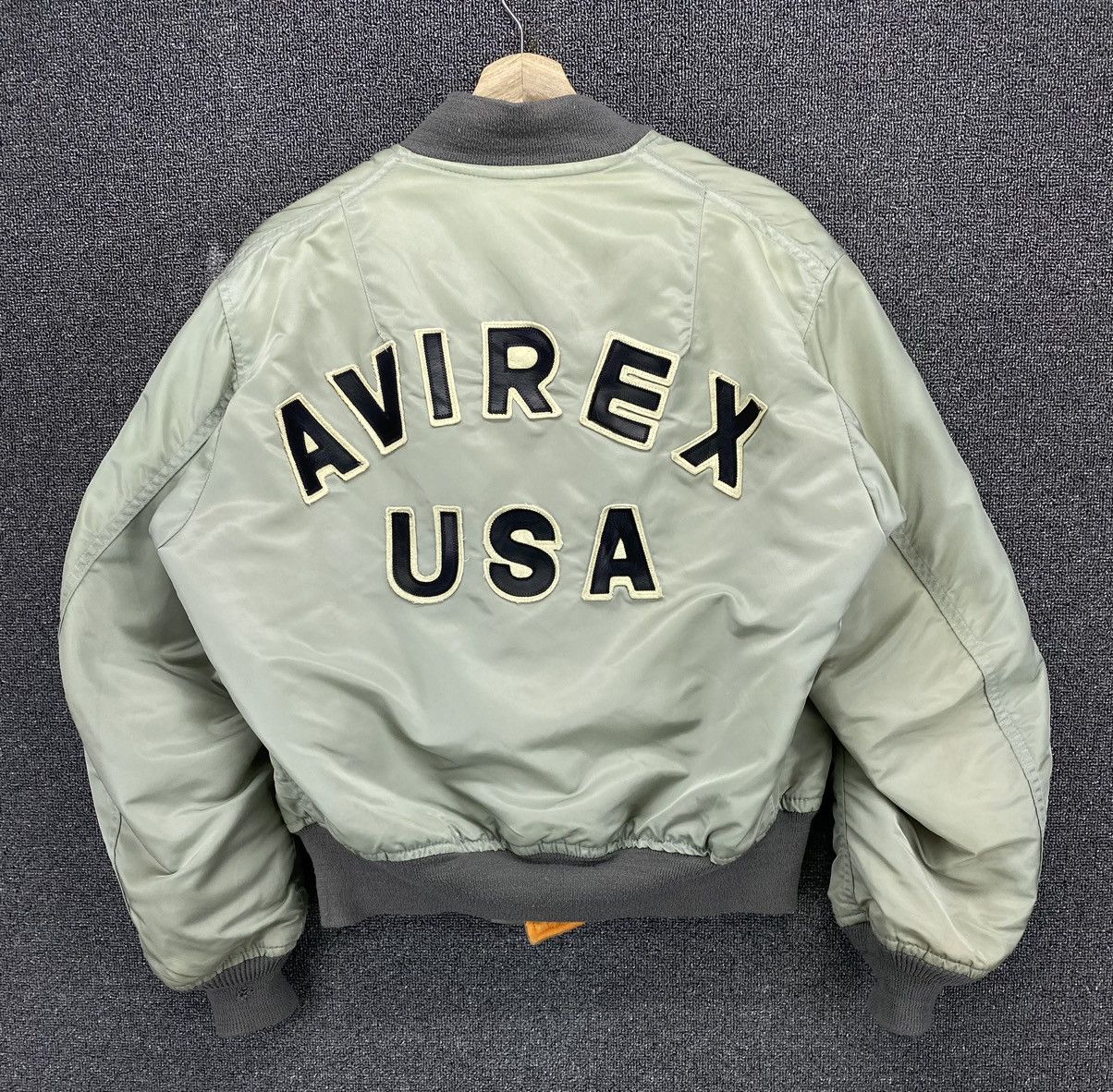 Avirex × Bomber Jacket × Vintage VINTAGE AVIREX USA MA-1 Flyers Man ...
