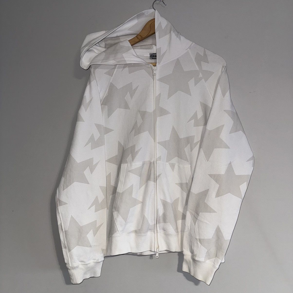 Bape × Nigo × Vintage OG Pirate Store Star Pattern Zip Up Hoodie | Grailed