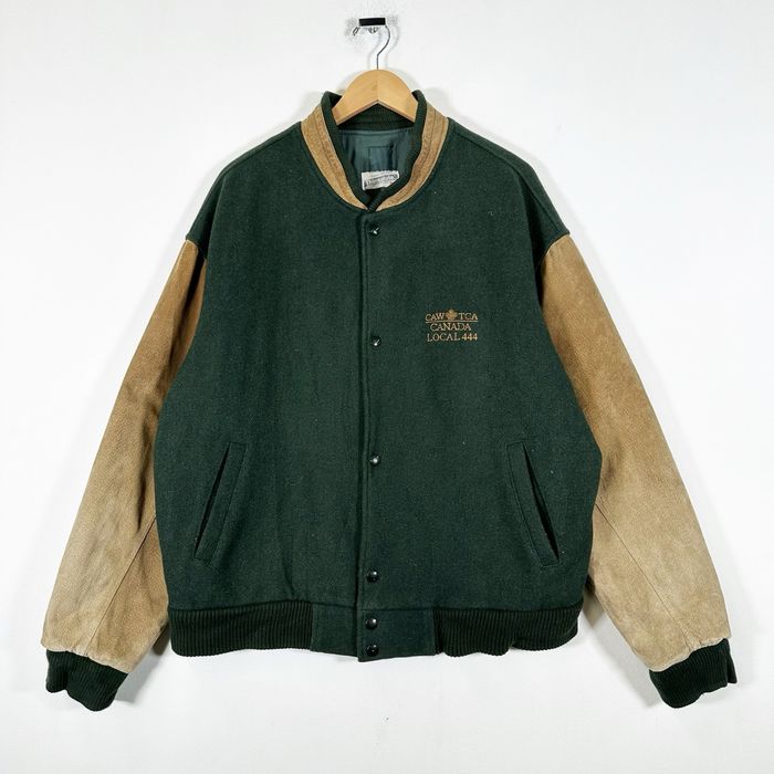Vintage Vintage 90s Canada Varsity Letterman Jacket | Grailed