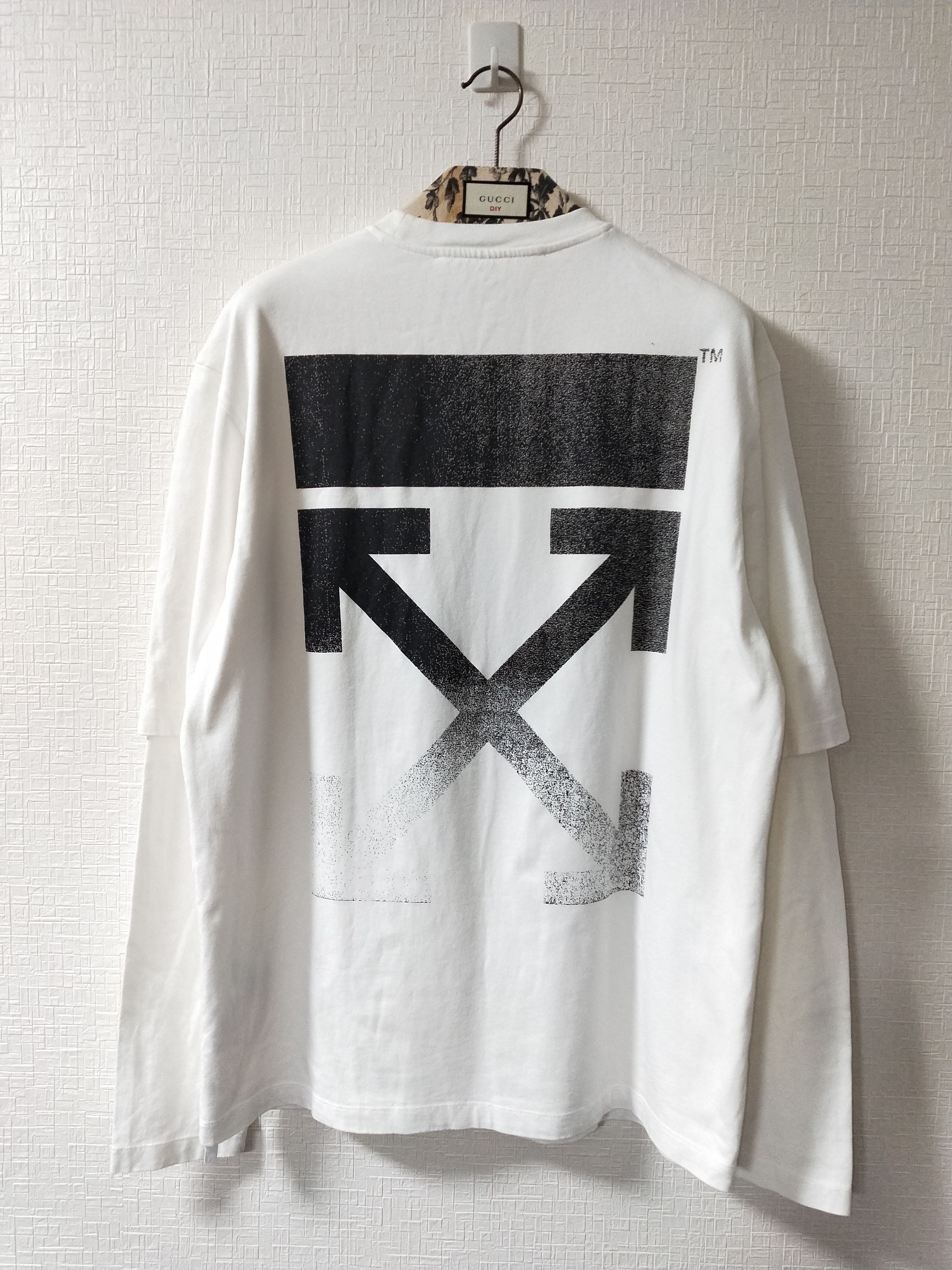 Off-White Gradient Arrows Double Sleeve L/S Tee | Grailed