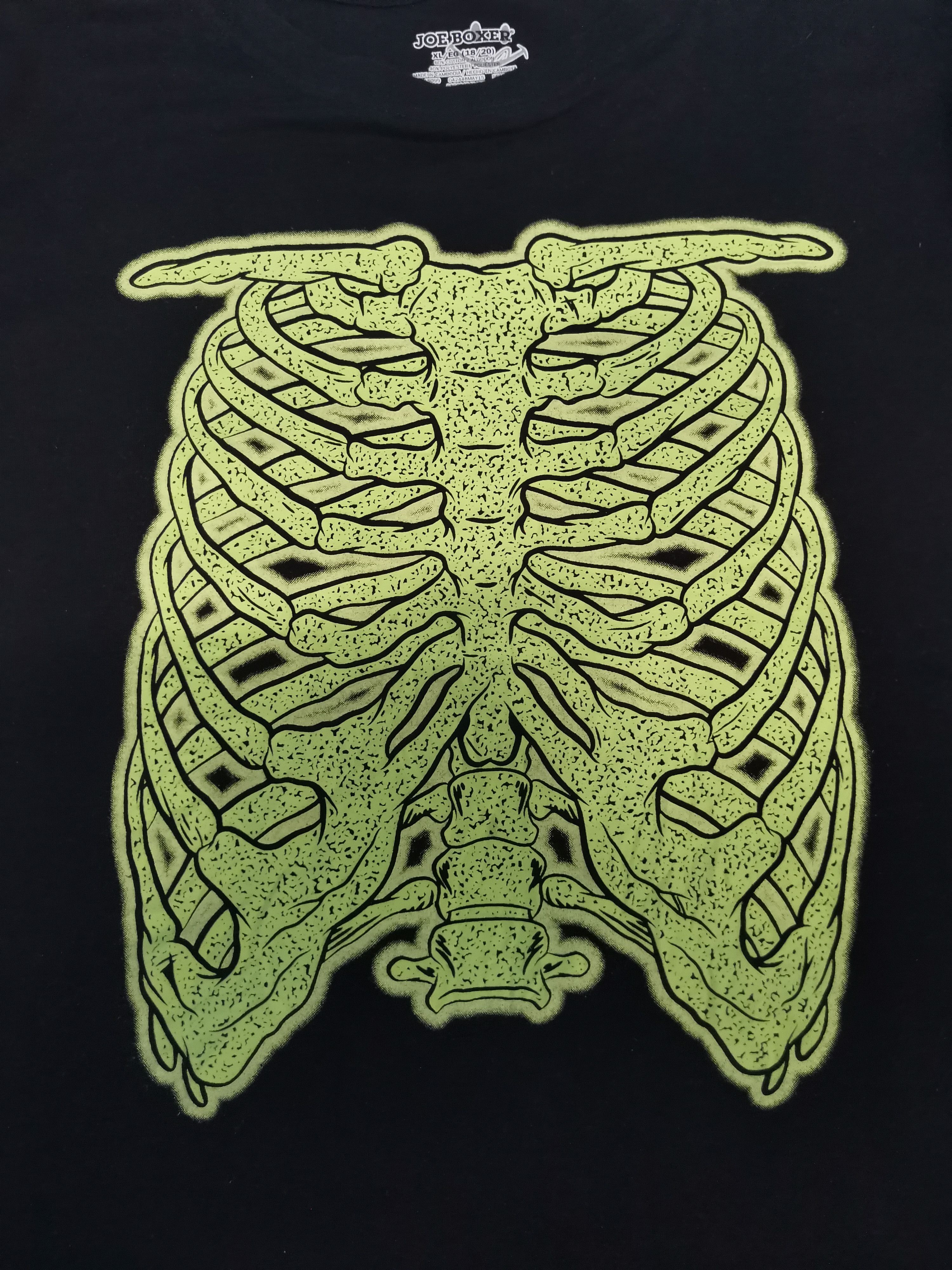 Joe Boxer Joe Boxer Bones Long Sleeve Pushead Skull Rare | Grailed