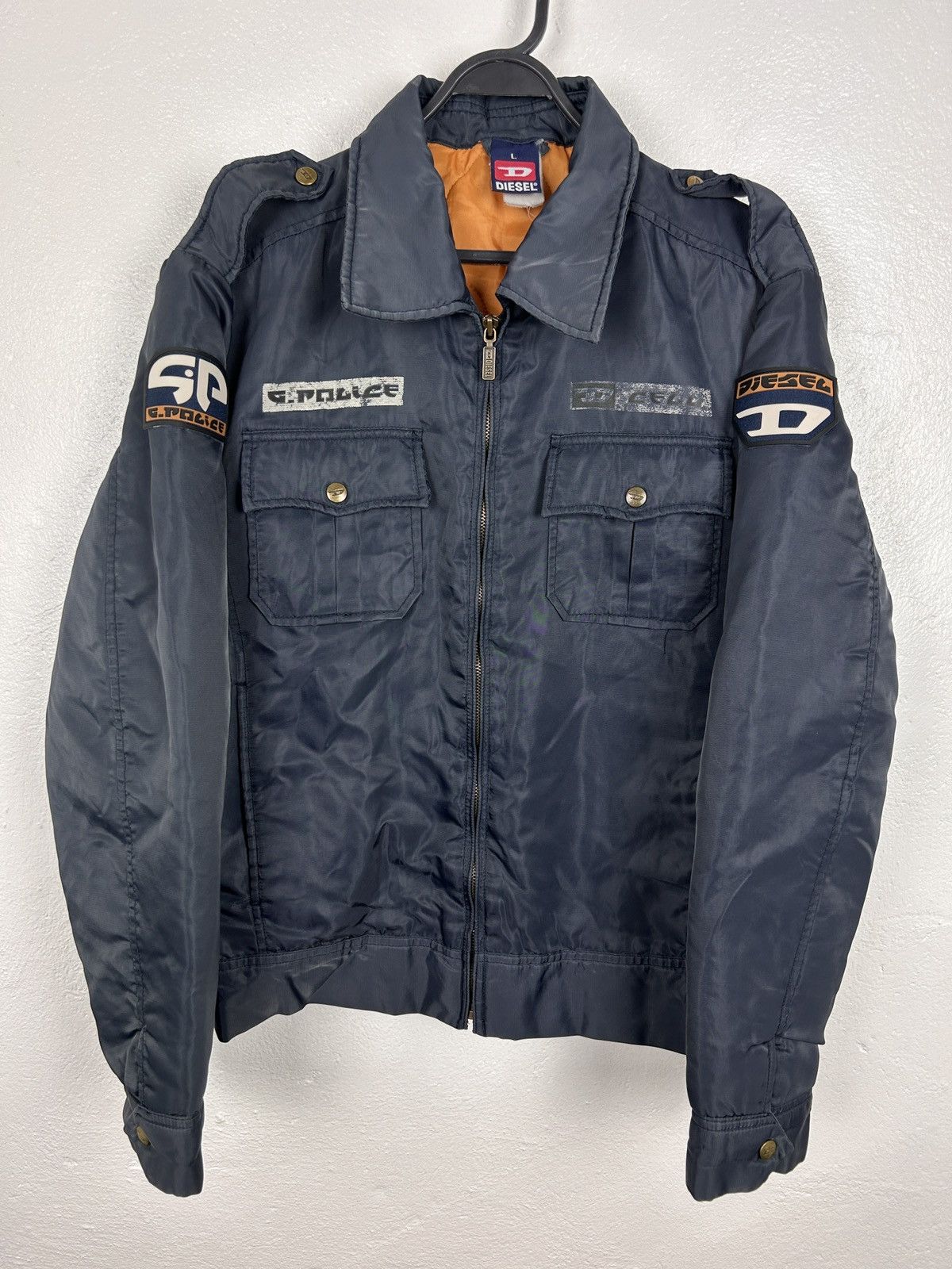 Diesel × Vintage 90s Vintage Archive Diesel G-Police Bomber Jacket | Grailed