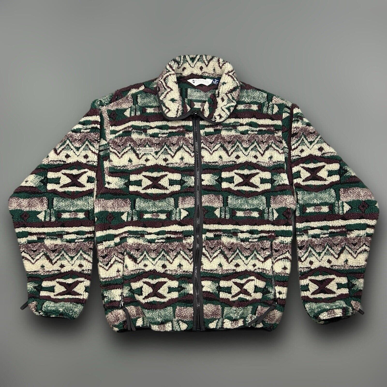 Columbia VTG Columbia Aztec Fleece Jacket Southwest Small USA | Grailed