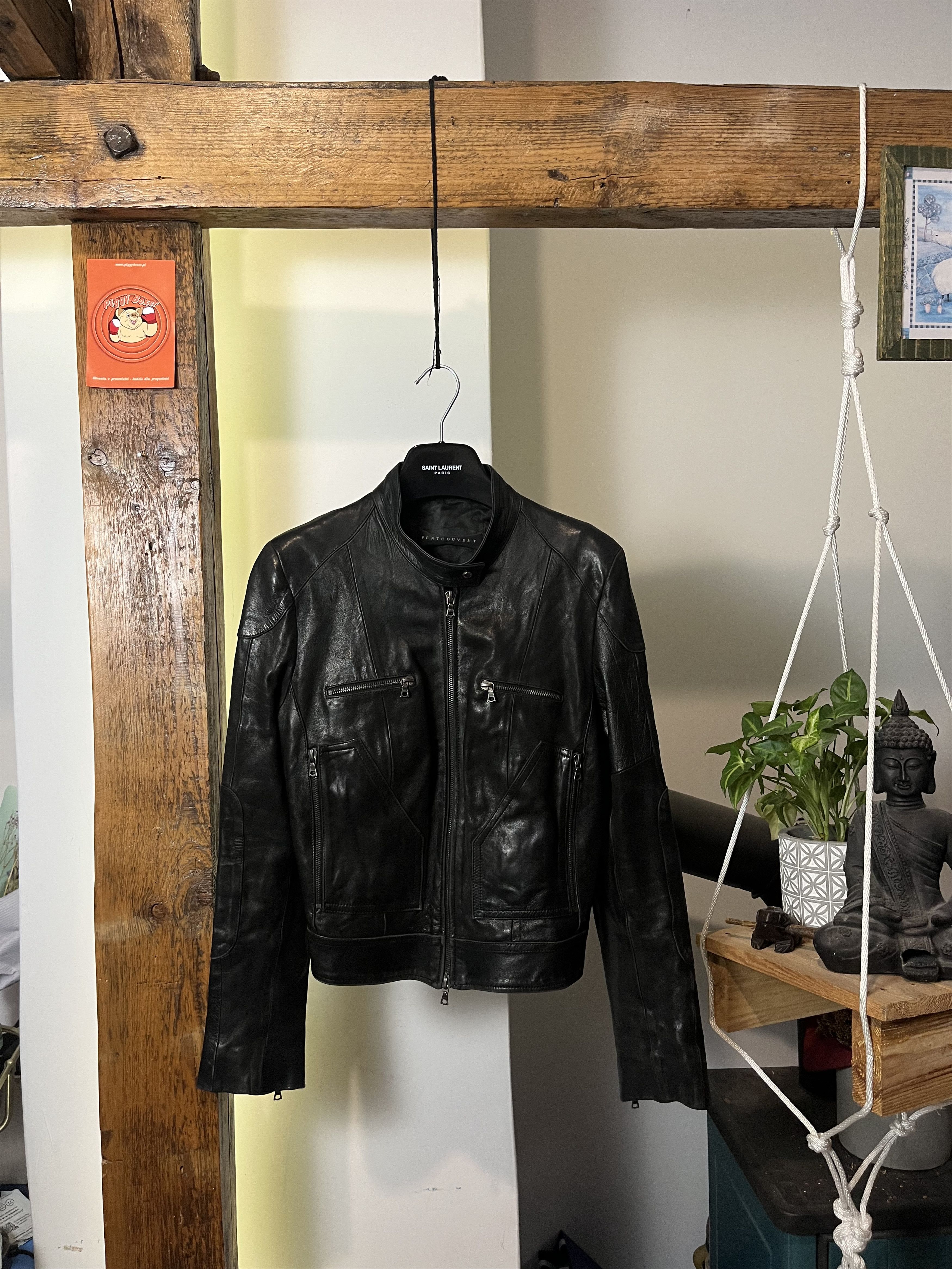 Vintage 90s Ventcouvert Lambskin Leather Jacket Made in France | Grailed