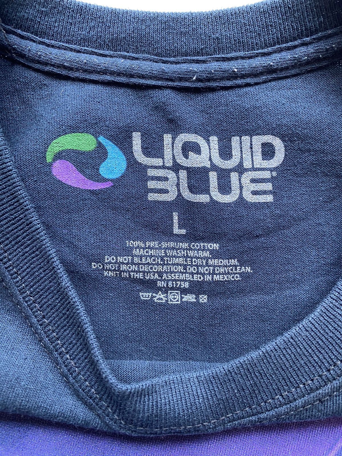 Liquid Blue × Streetwear Liquid Blue The Swarm Black T-Shirt | Grailed