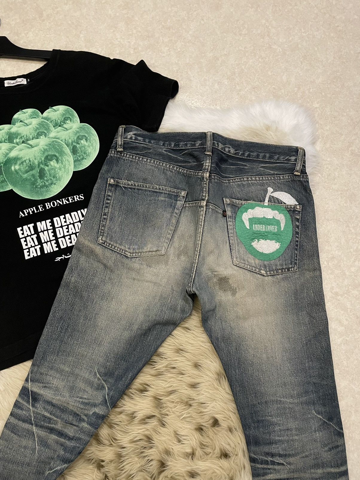 Undercover Undercover AW07 Apple Fang denim | Grailed